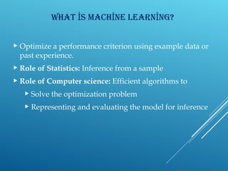 Introduction to Machine Learning Concepts | PPT