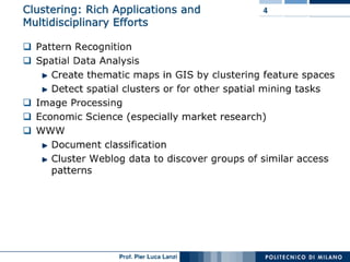 Machine Learning and Data Mining: 06 Clustering: Introduction | PPT