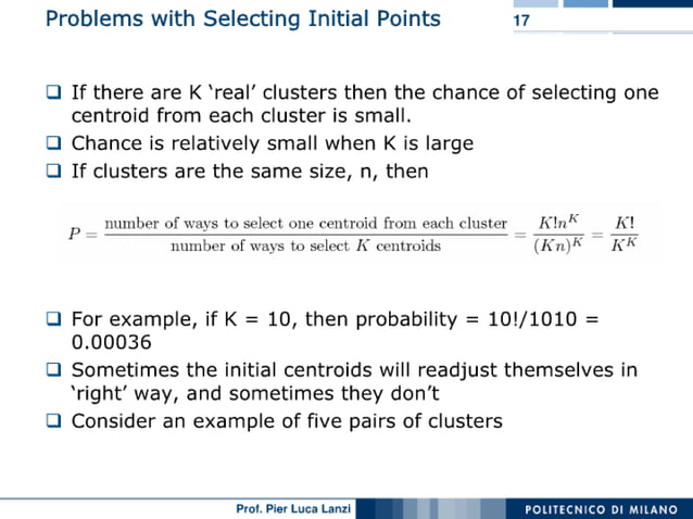 Machine Learning and Data Mining: 06 Clustering: Partitioning | PPT