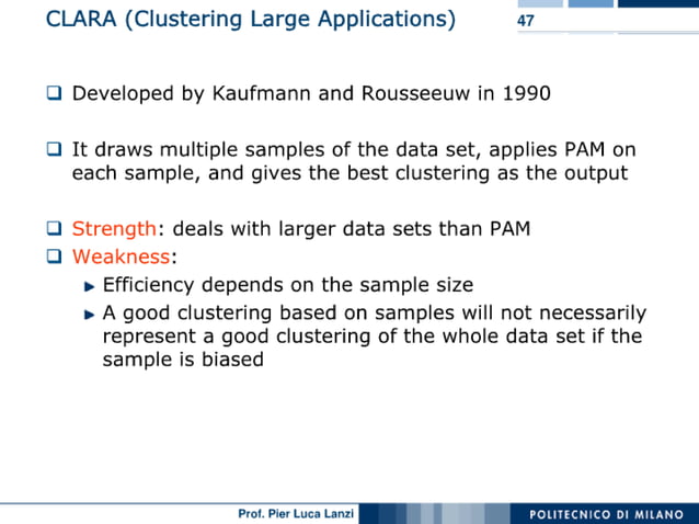 Machine Learning and Data Mining: 06 Clustering: Partitioning | PPT