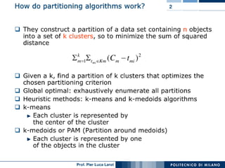 Machine Learning and Data Mining: 06 Clustering: Partitioning | PPT