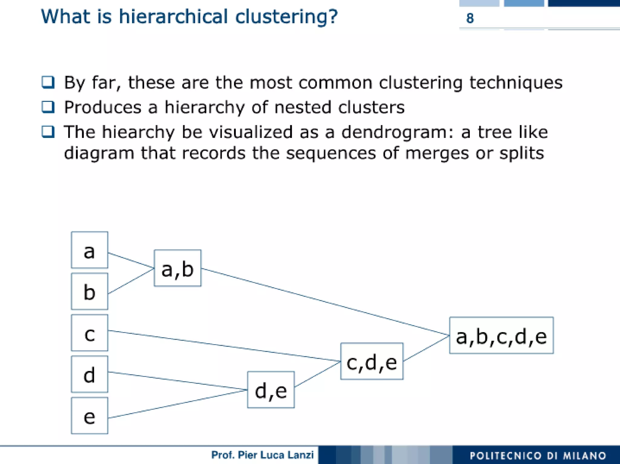 Machine Learning And Data Mining 08 Clustering Hierarchical Ppt 3579