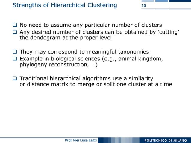 Machine Learning And Data Mining 08 Clustering Hierarchical Ppt 3874