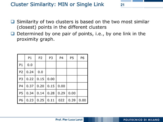 Machine Learning and Data Mining: 08 Clustering: Hierarchical | PPT