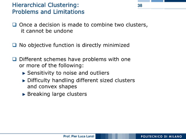 Machine Learning and Data Mining: 08 Clustering: Hierarchical | PPT