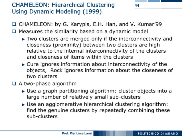 Machine Learning And Data Mining 08 Clustering Hierarchical Ppt