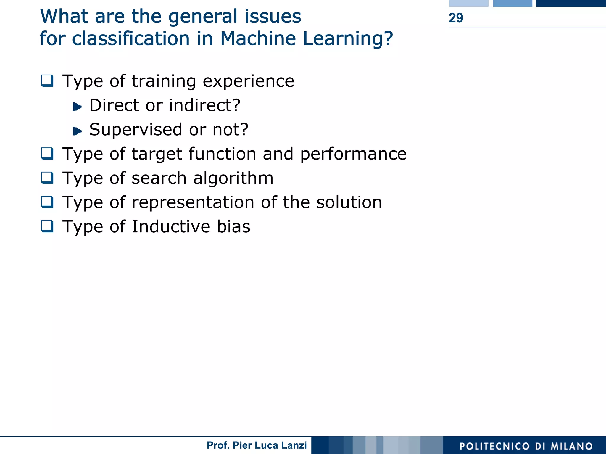 Machine Learning and Data Mining: 10 Introduction to Classification | PPT