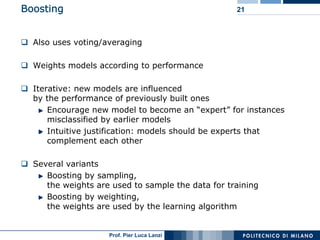 Machine Learning and Data Mining: 16 Classifiers Ensembles | PPT