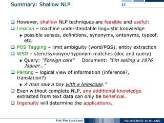 Machine Learning and Data Mining: 19 Mining Text And Web Data | PPT