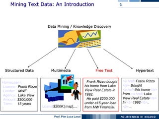Machine Learning and Data Mining: 19 Mining Text And Web Data | PPT