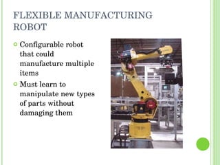 Machine Learning and Robotics | PPT