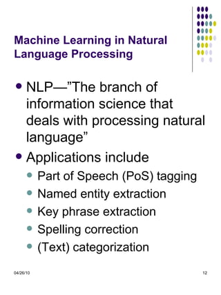 Machine Learning Applications in NLP.ppt
