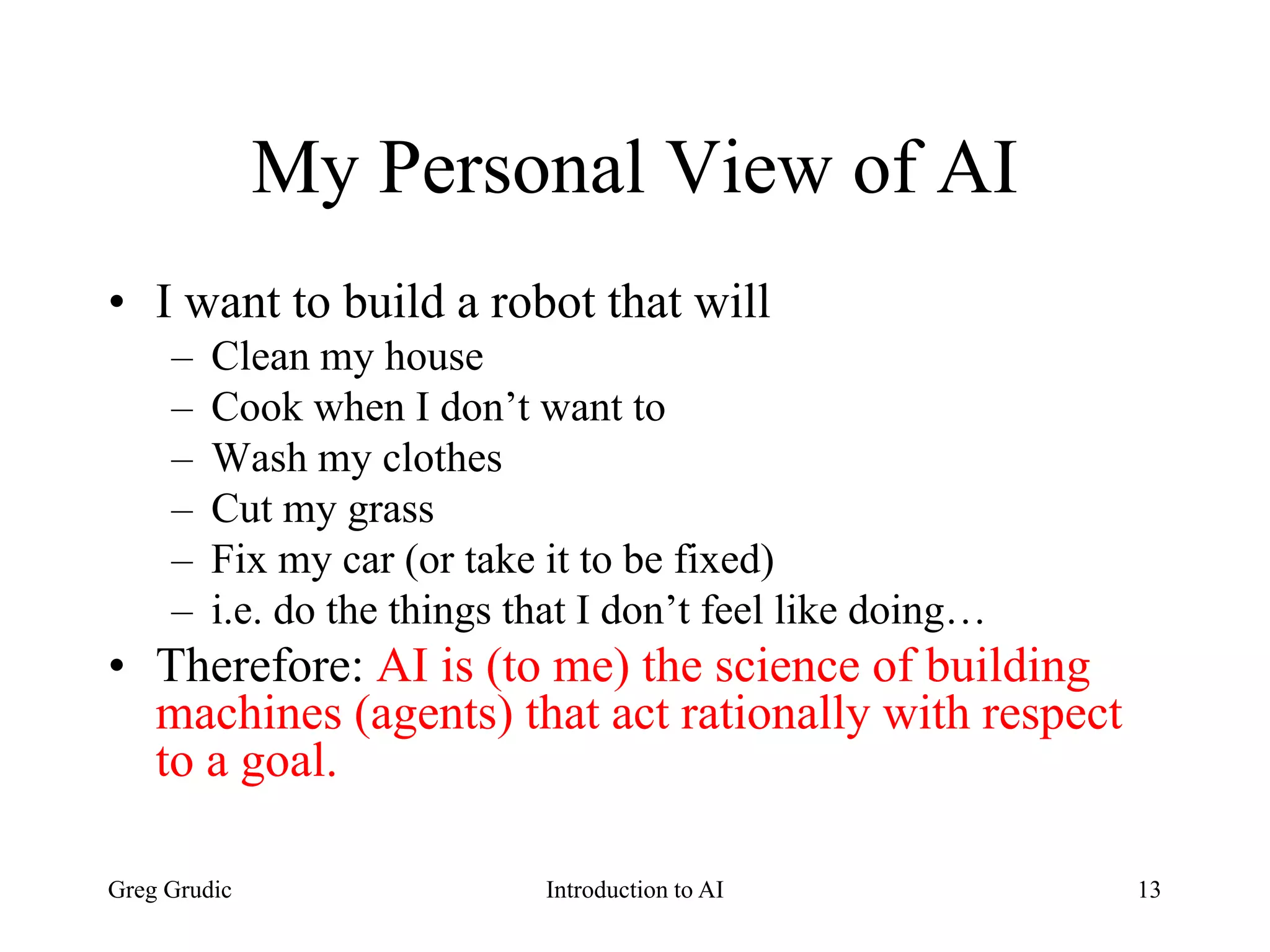 Machine Learning CSCI 5622 | PPT