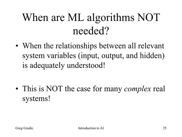 Machine Learning CSCI 5622 | PPT