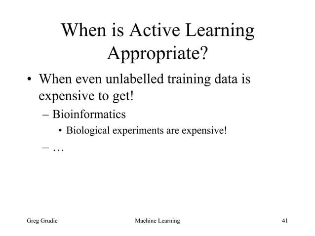 Machine Learning CSCI 5622 | PPT