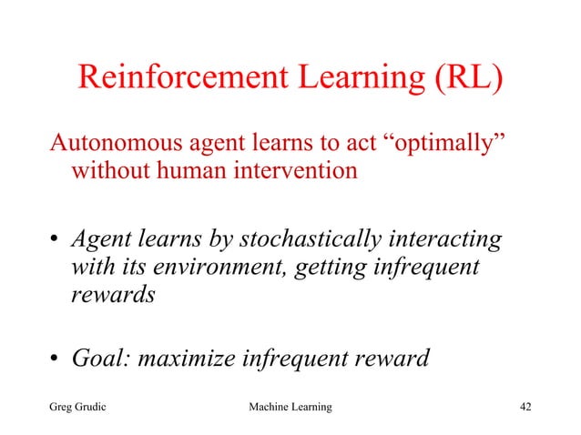 Machine Learning CSCI 5622 | PPT