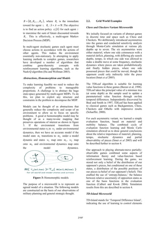 Machine Learning for Adversarial Agent Microworlds | PDF