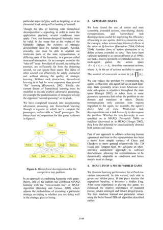 Machine Learning for Adversarial Agent Microworlds | PDF
