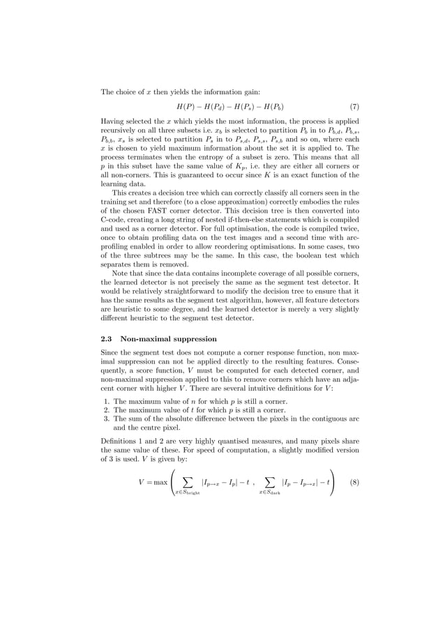 Machine learning for high-speed corner detection | PDF