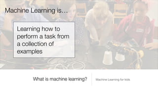Introducing machine learning to kids | PDF