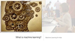 Introducing machine learning to kids | PDF