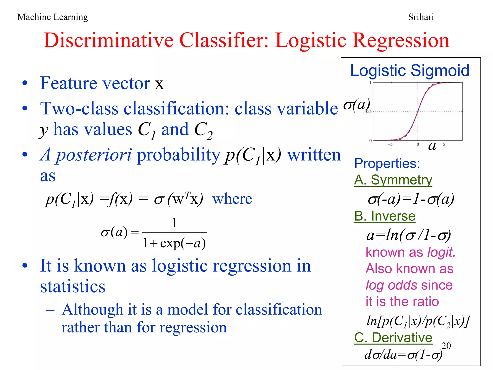 Machine Learning: Generative and Discriminative Models | PDF