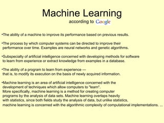 Machine Learning ICS 273A | PPT