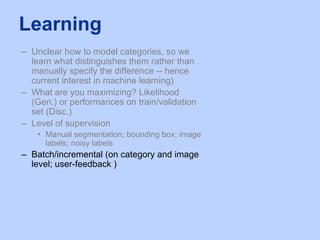 Machine Learning in Computer Vision | PPT