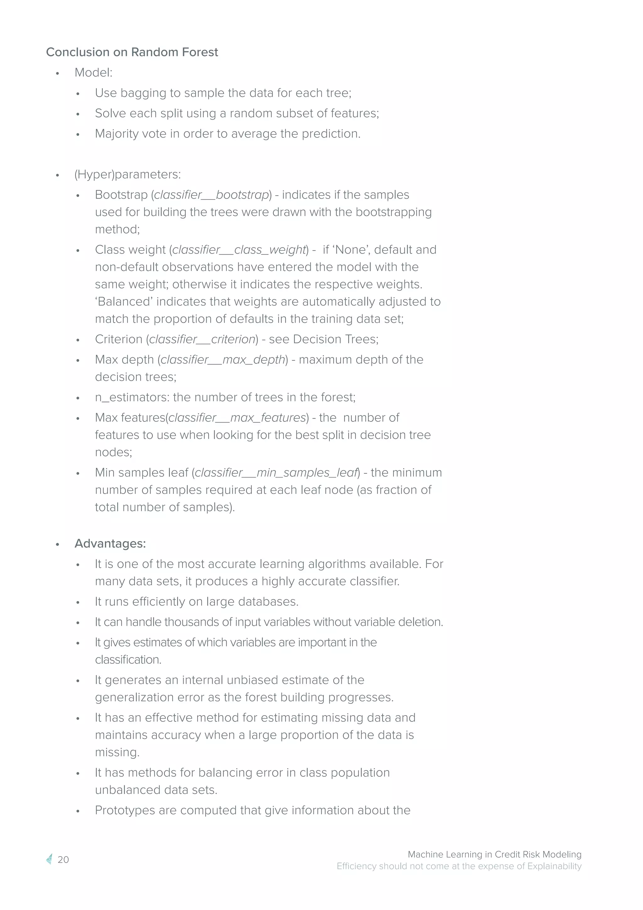 Machine learning in credit risk modeling : a James white paper | PDF