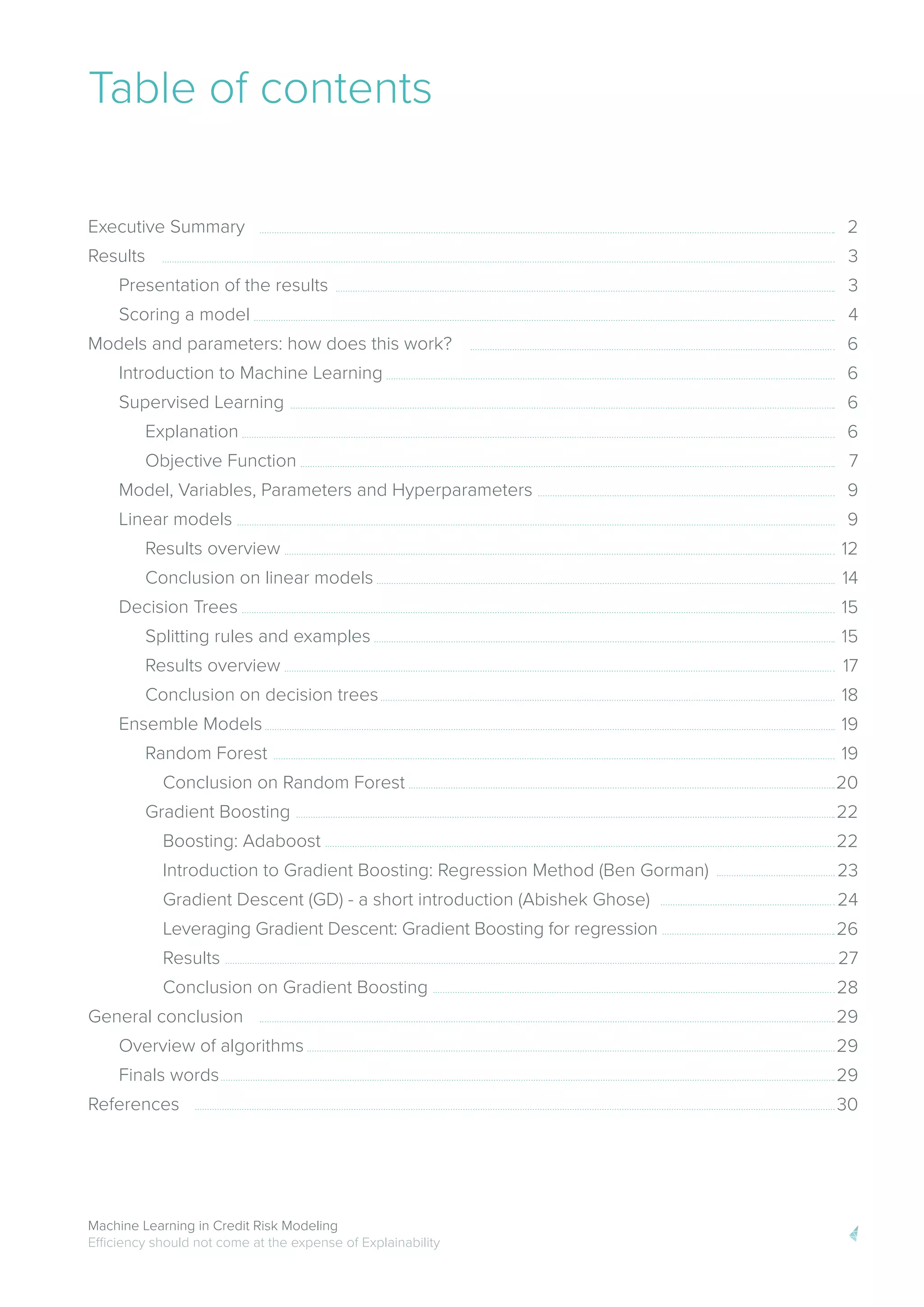 Machine learning in credit risk modeling : a James white paper | PDF