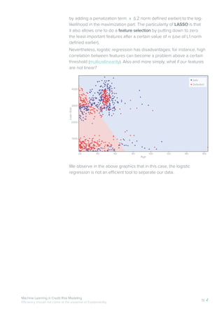 Machine learning in credit risk modeling : a James white paper | PDF