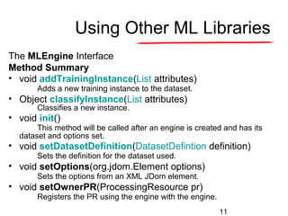 Machine Learning in GATE Valentin Tablan | PPT