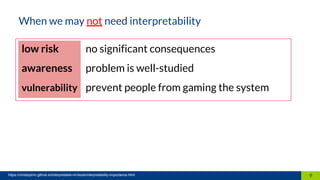 Machine Learning Interpretability | PDF