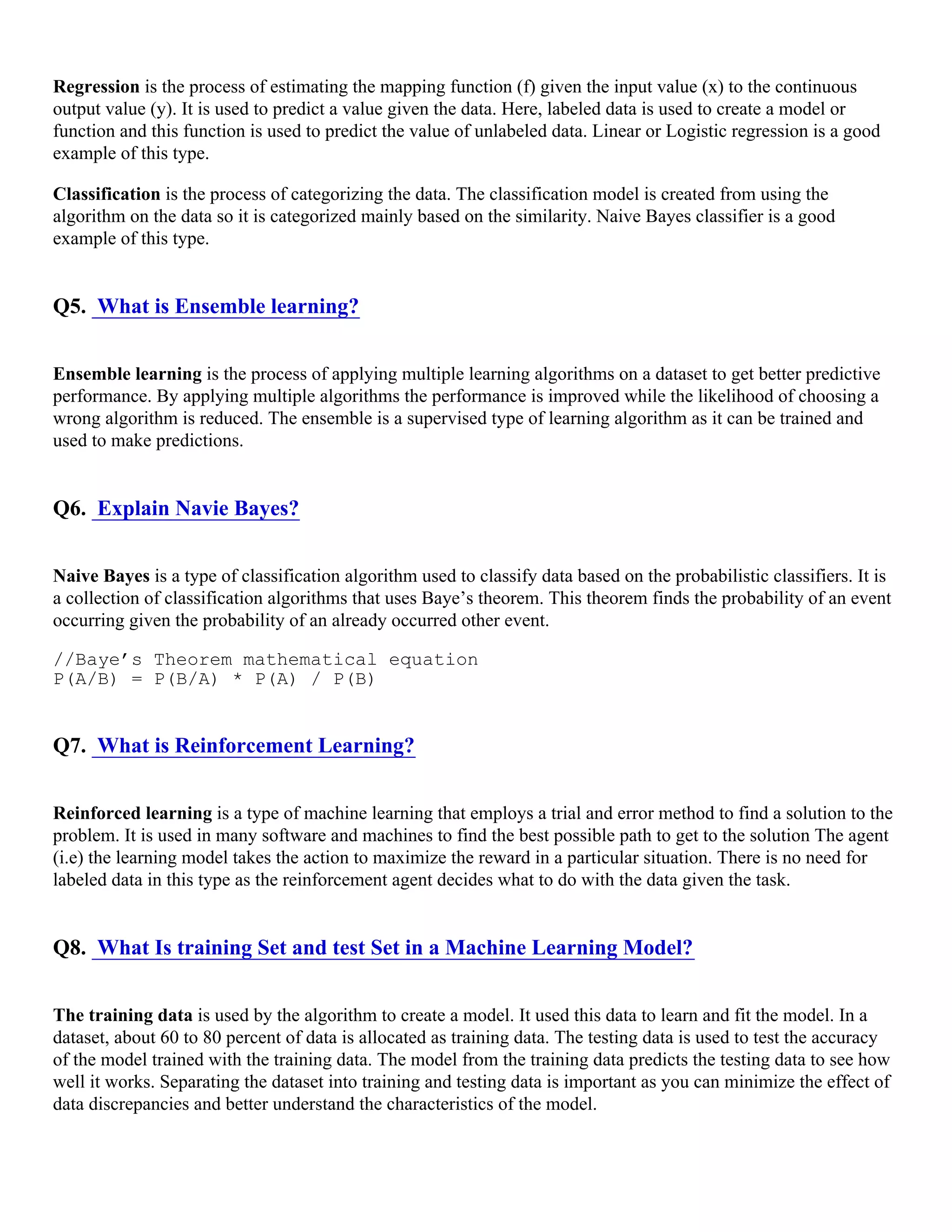 Machine Learning Interview Questions And Answers Pdf