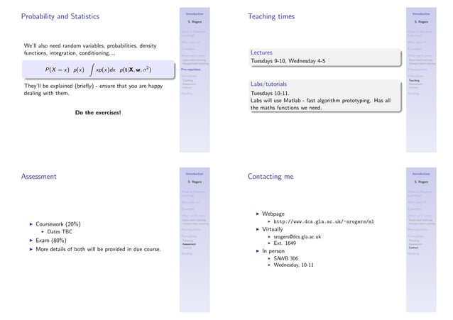 Machine Learning Lecture 1 - Introduction | PPT Machine Learning Lecture 1 - Introduction | PPT