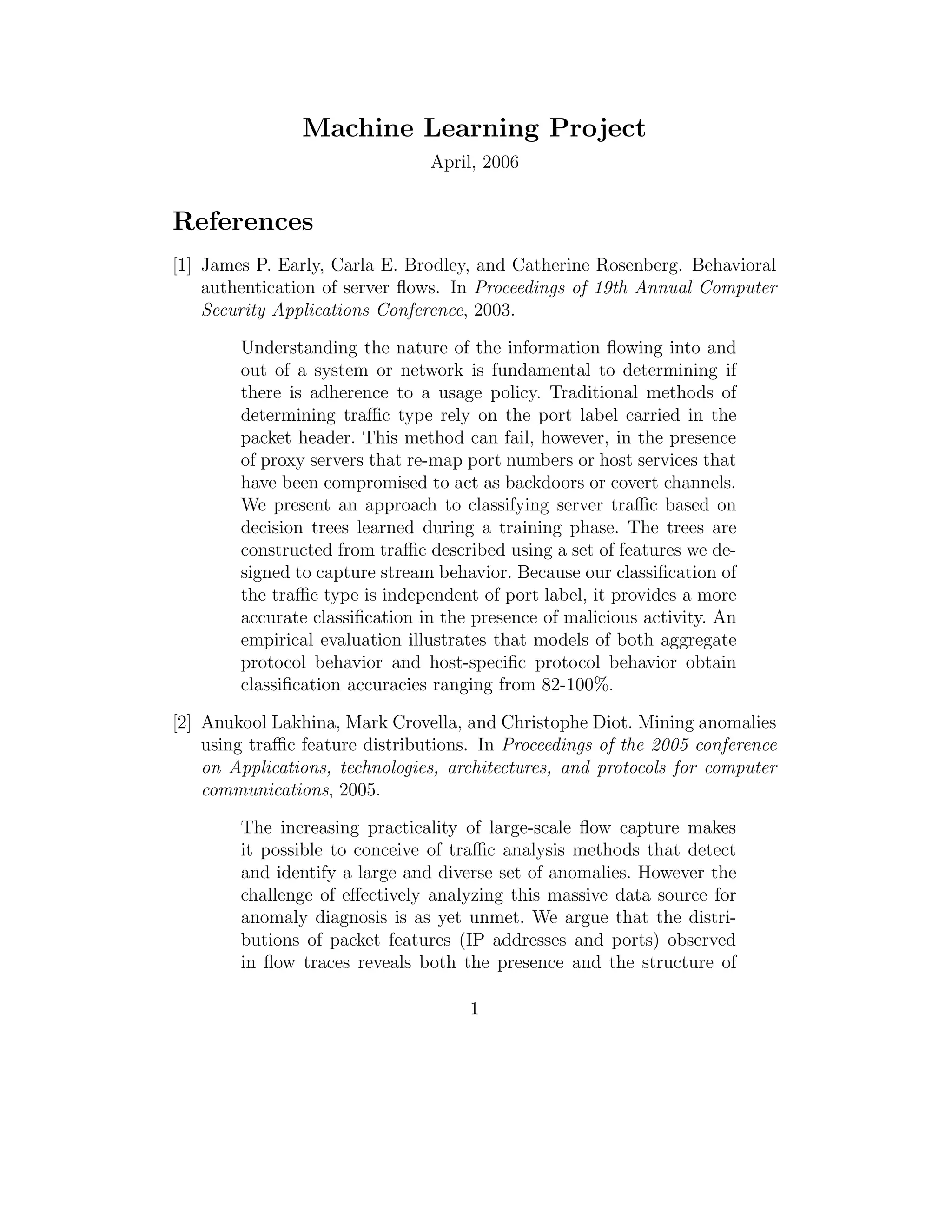 Machine Learning Project Pdf
