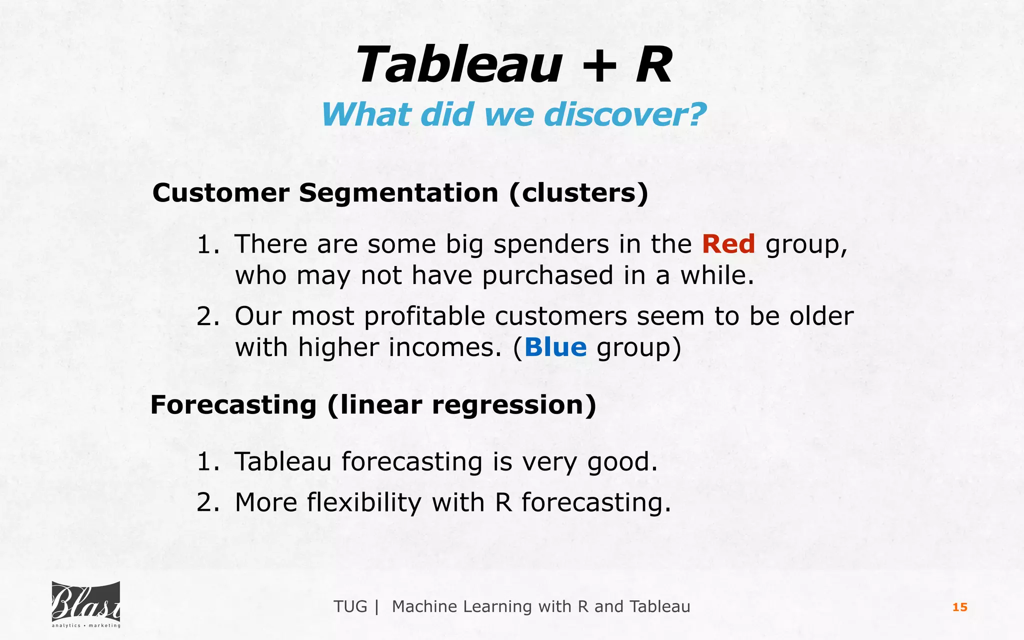 Machine Learning with R and Tableau | PDF
