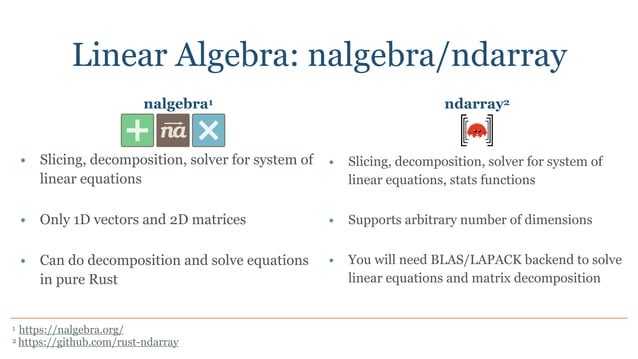 Machine learning in Rust, implementing logistic and linear regression ... Machine learning in Rust, implementing logistic and linear regression ...