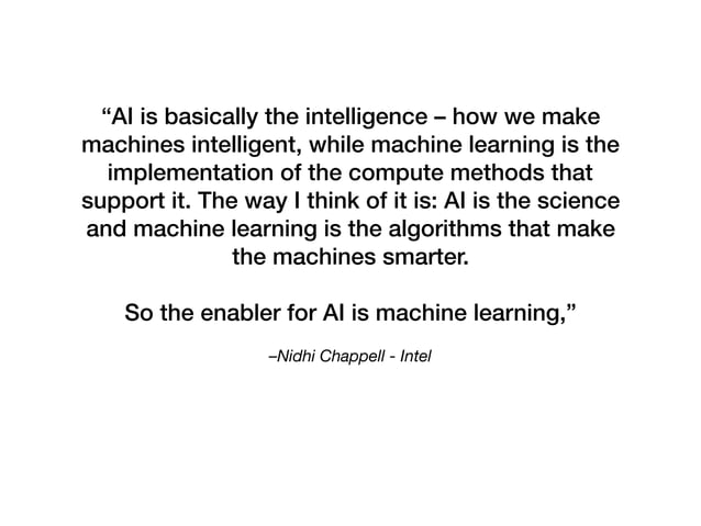 Machine learning in startup | PPT
