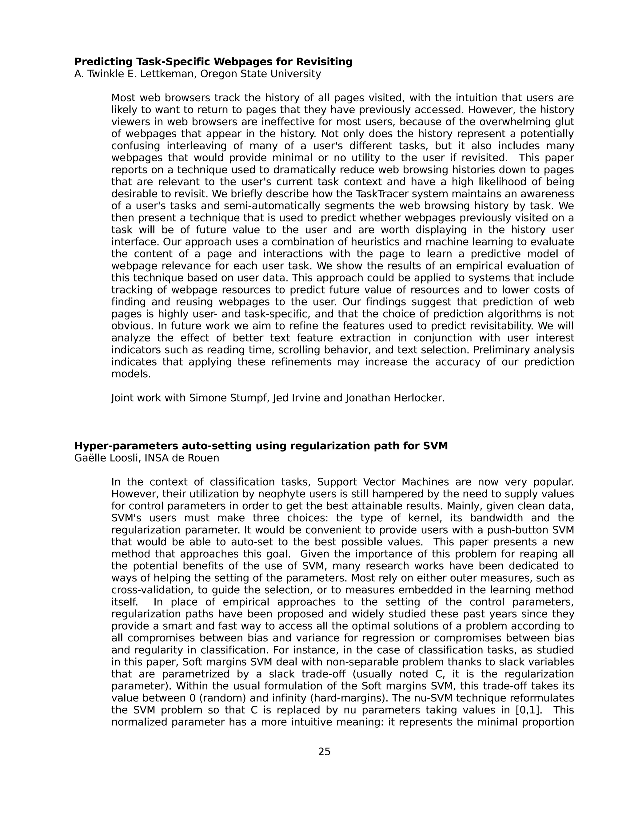 Machine Learning: Theory, Applications, Experiences | PDF