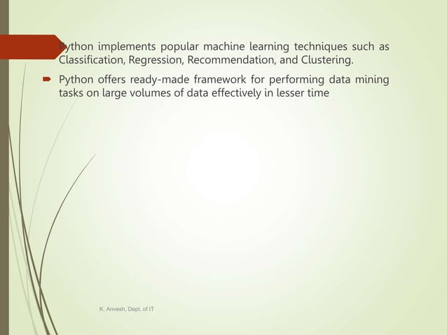 machine-learning-with-python (1).ppt | Technology Industry | Industries