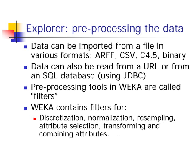 Machine Learning with WEKA | PDF