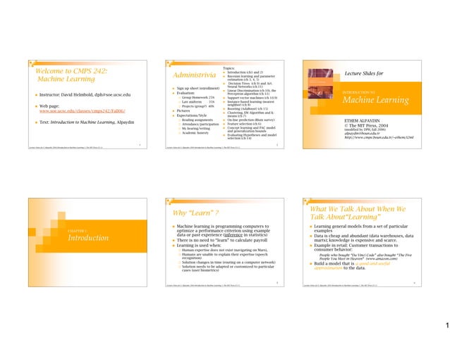 Machine Learning | PDF | Artificial Intelligence | Technology & Computing