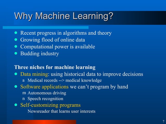 Machine Learning | PPT