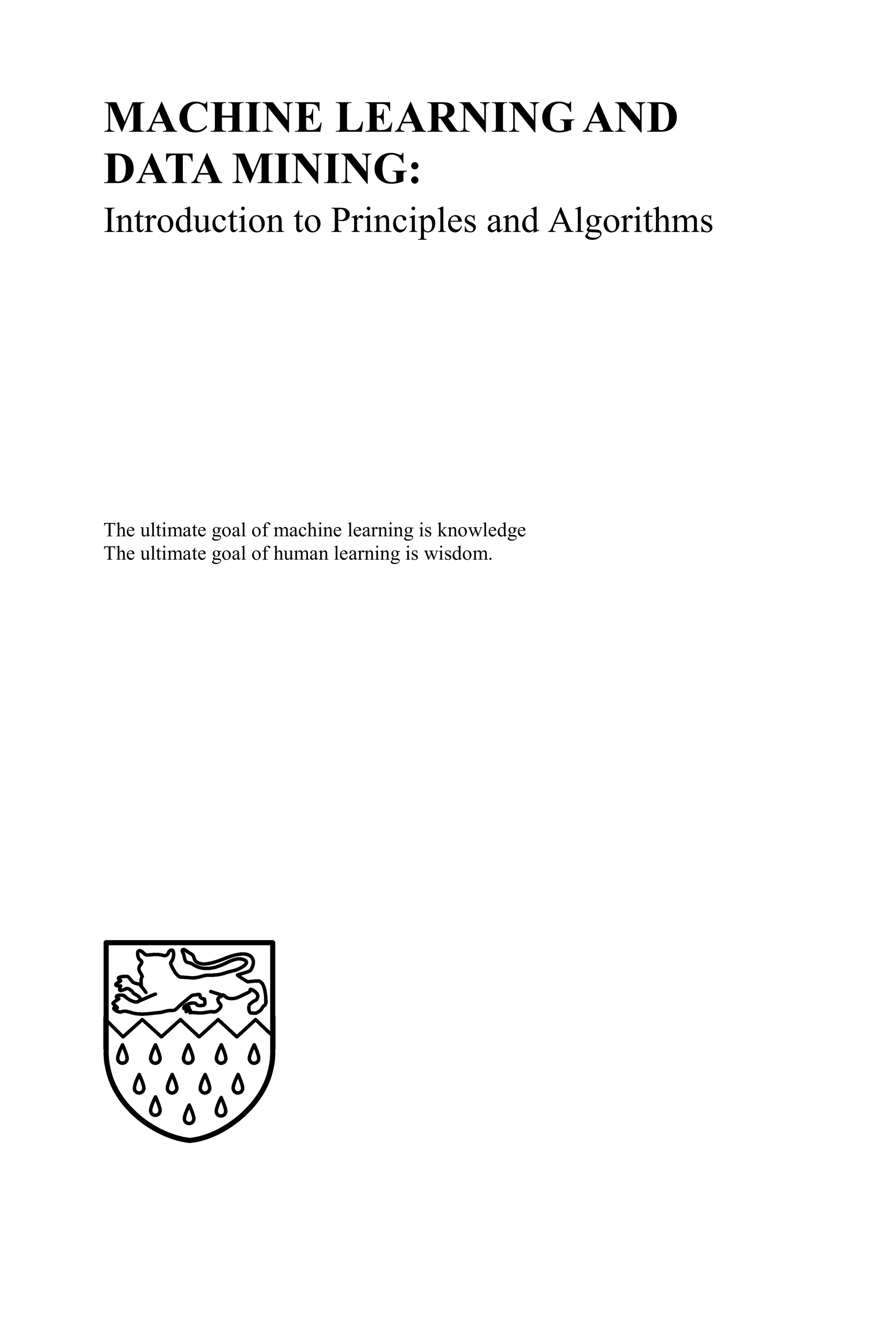 MACHINE LEARNING | PDF