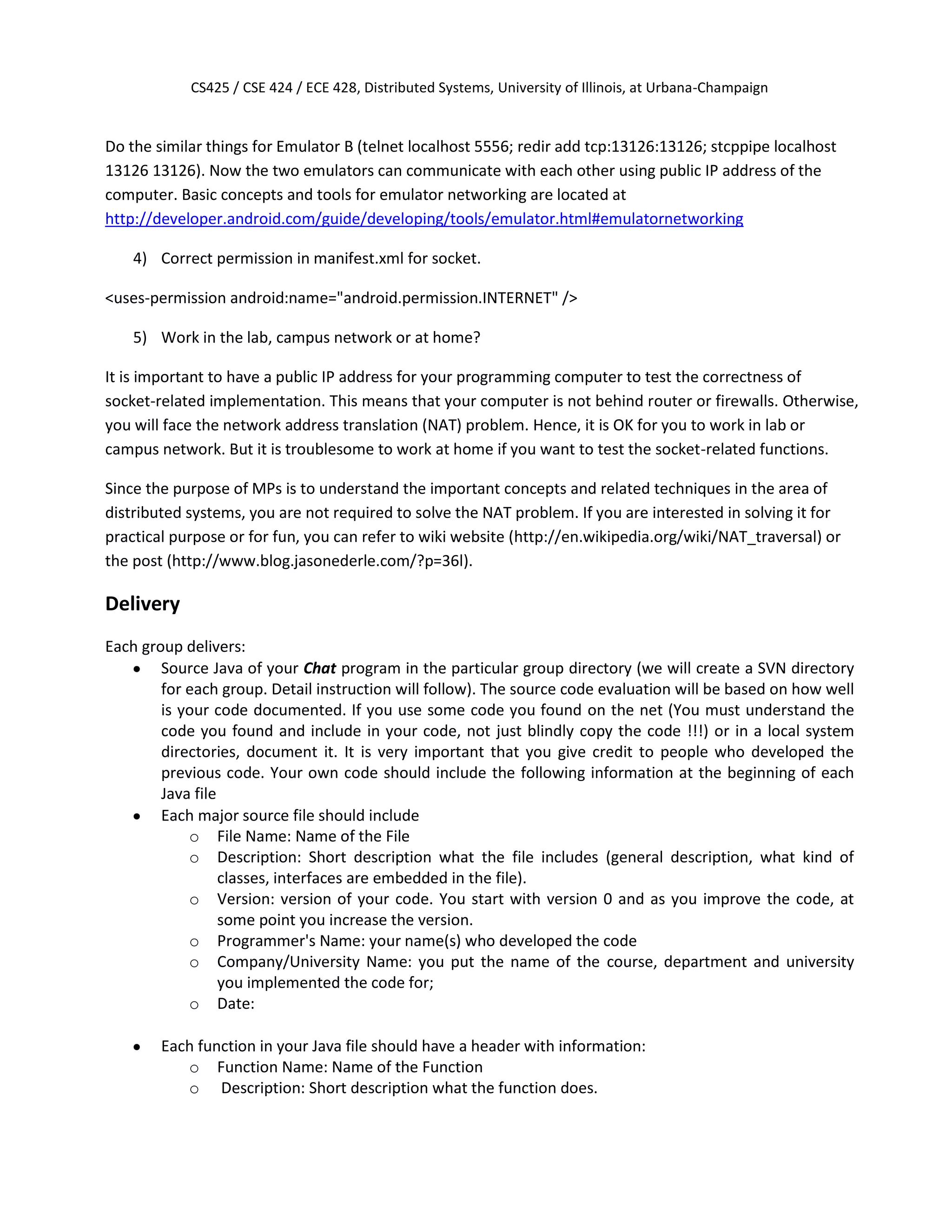 Machine Problem 1: Let's chat | DOCX