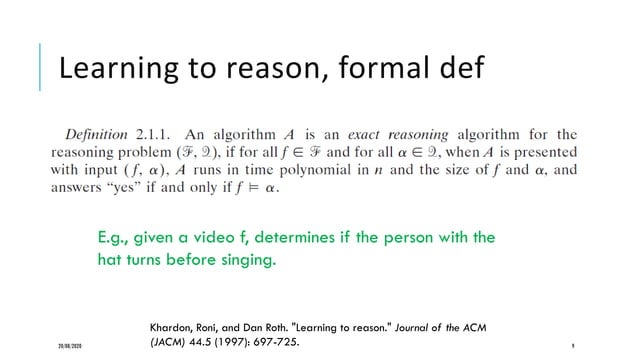 Machine reasoning | PPT