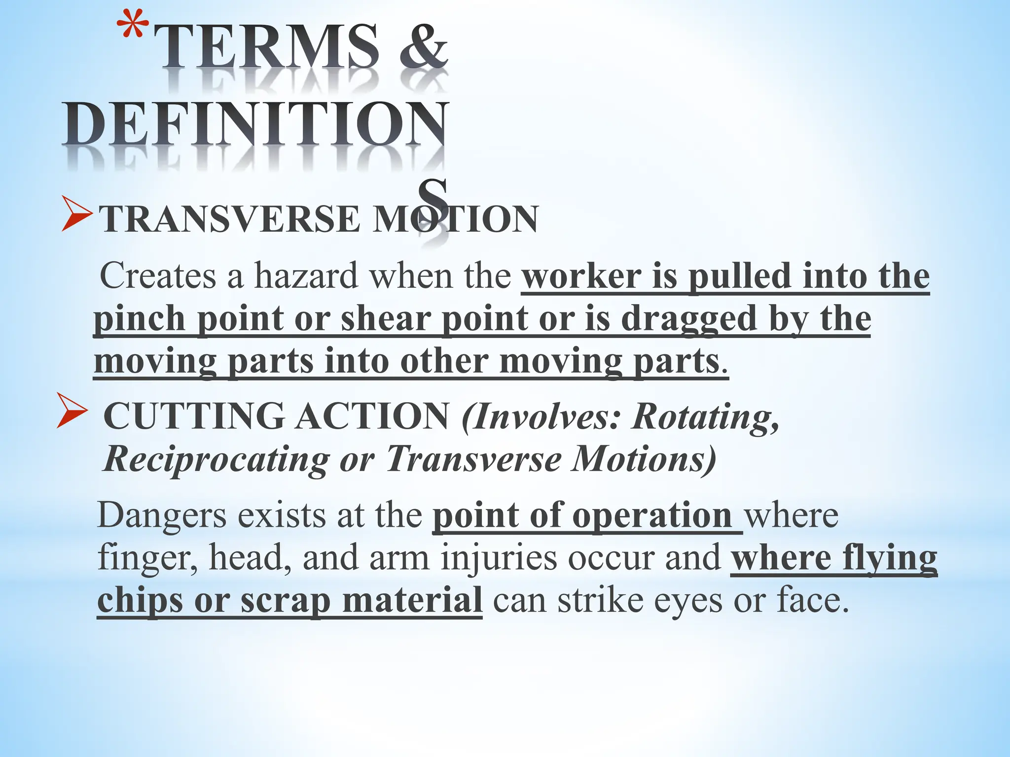Machine-Shop-Safety-Training at the work place with safety precautions ...