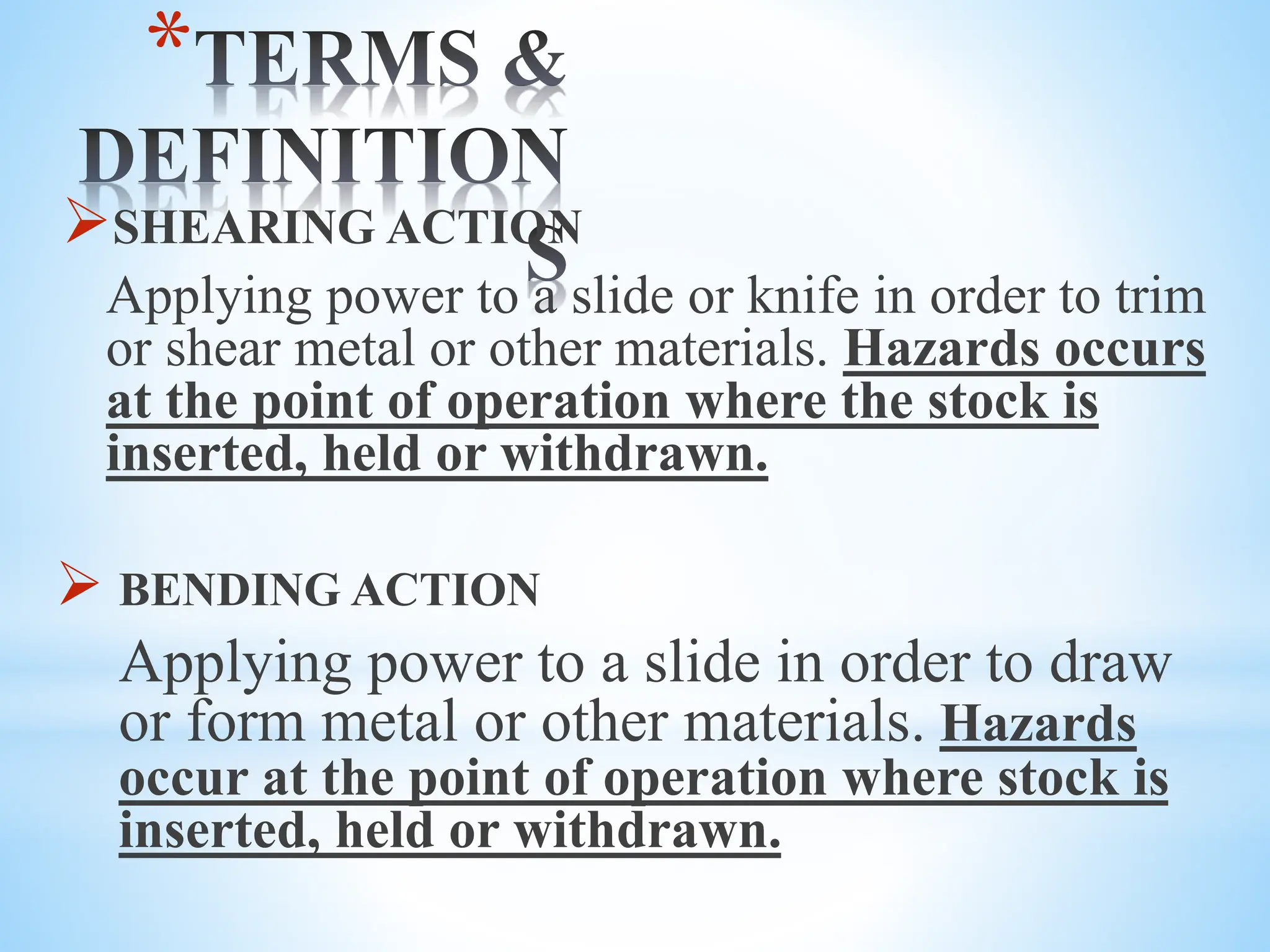 Machine-Shop-Safety-Training at the work place with safety precautions ...
