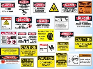 Machine-Shop-Safety-Training at the work place with safety precautions ...